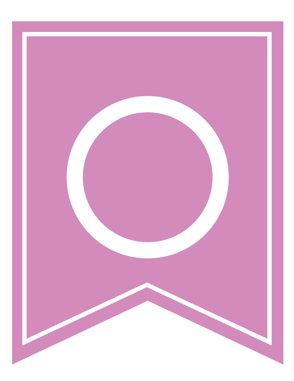 Free Printable Girls Pink Banner Letters - World of Printables