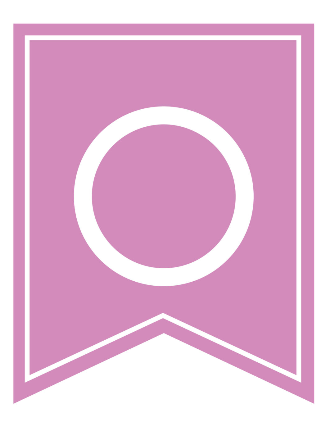 Free Printable Girls Pink Banner Letters - World of Printables