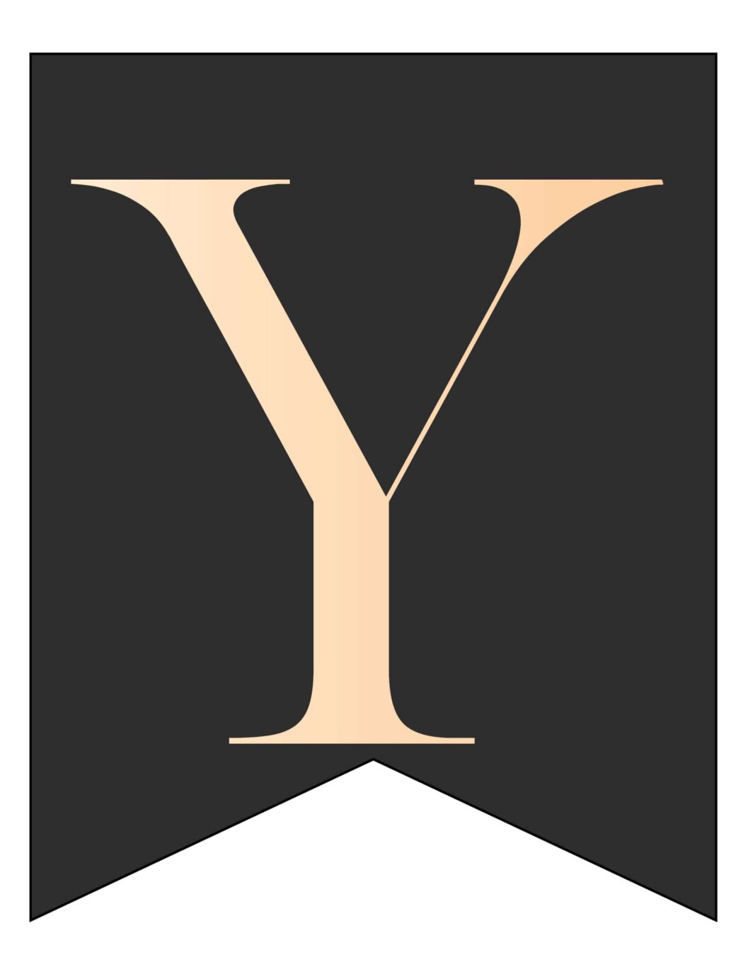 Gold Happy Birthday Banner Free Printable - World of Printables