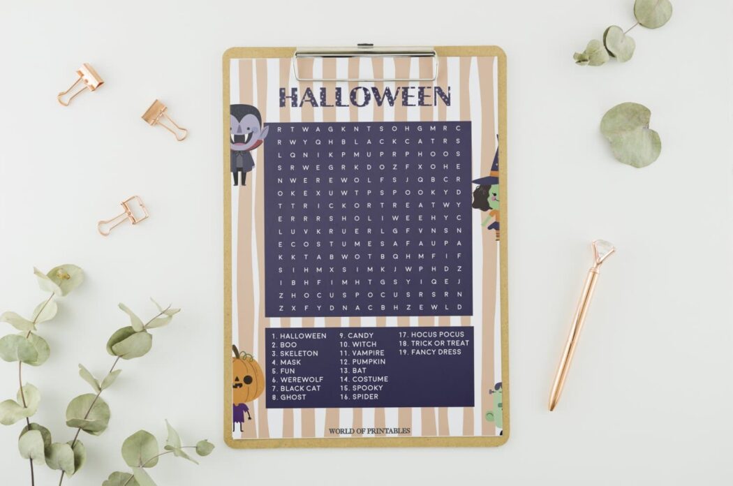 50+ Free Halloween Decorations & Kids Activities - World of Printables