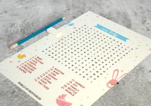 Free Printable New Baby Word Search - World of Printables