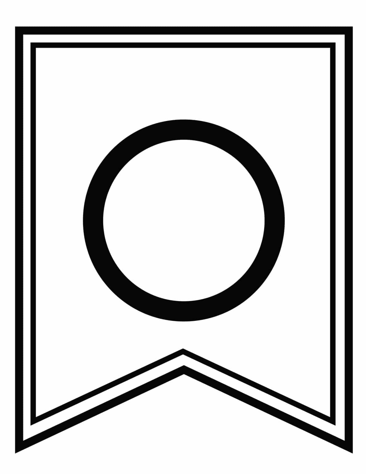 Free Printable Plain Framed Banner Letters - World of Printables