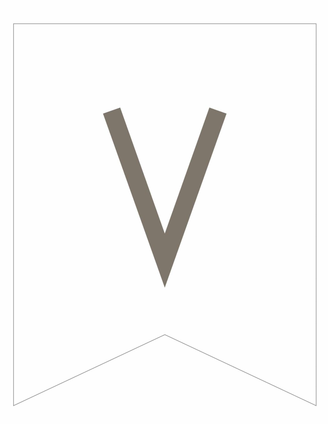 Free Printable Simple Banner Letters - World of Printables