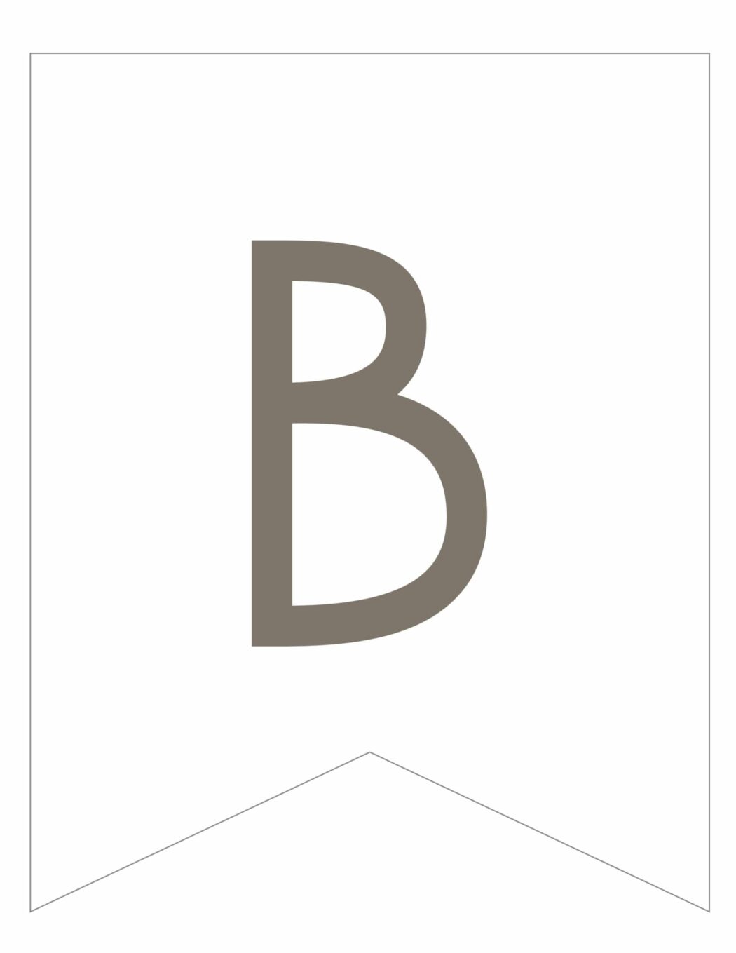 Free Printable Simple Banner Letters - World of Printables