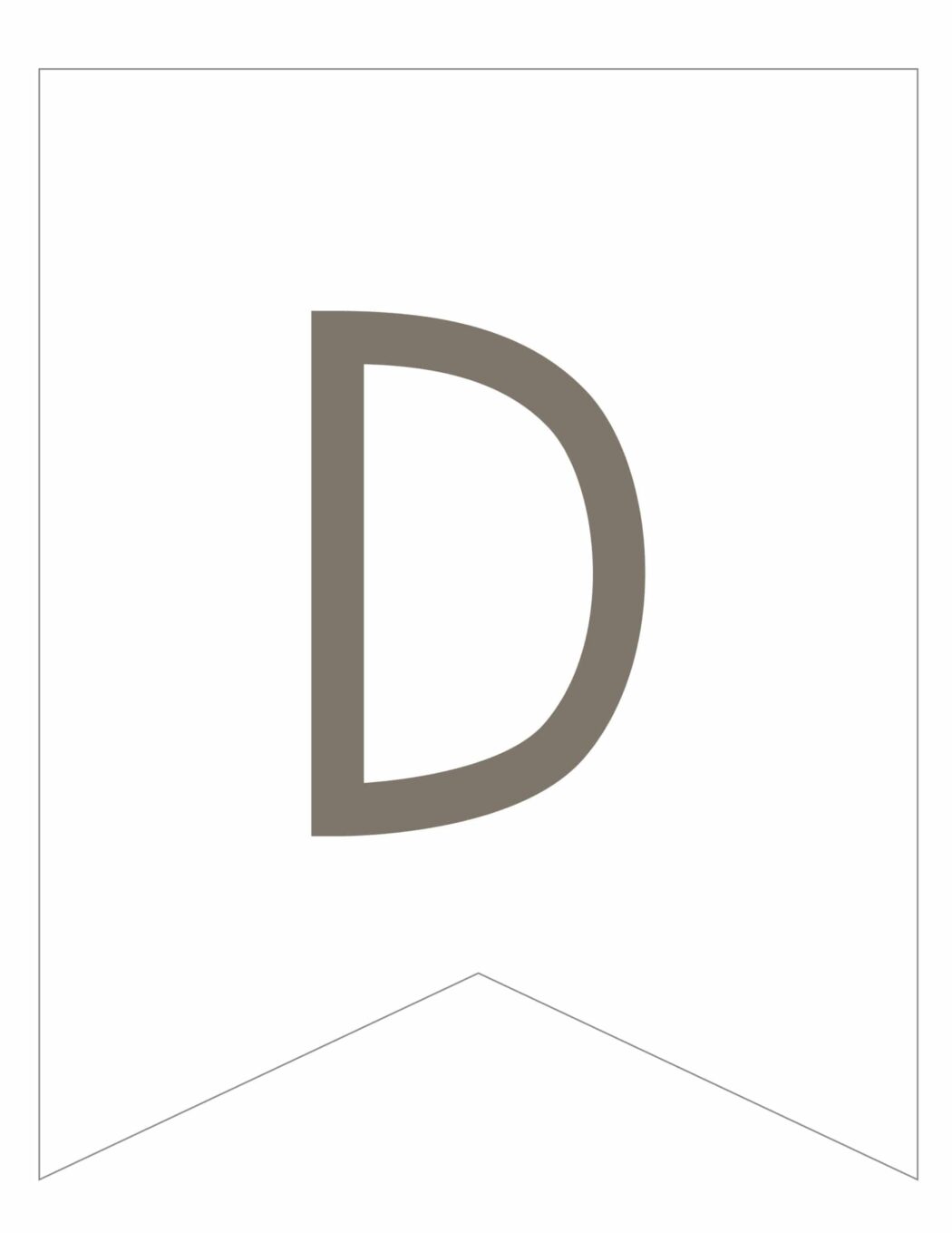 Free Printable Simple Banner Letters - World of Printables