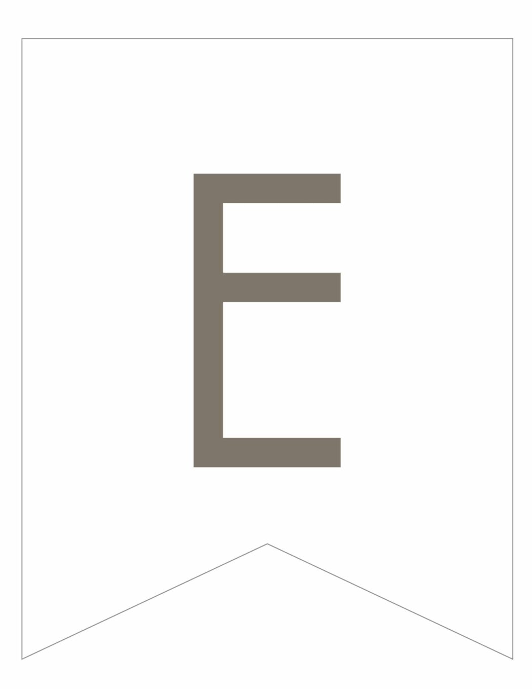 Free Printable Simple Banner Letters - World of Printables