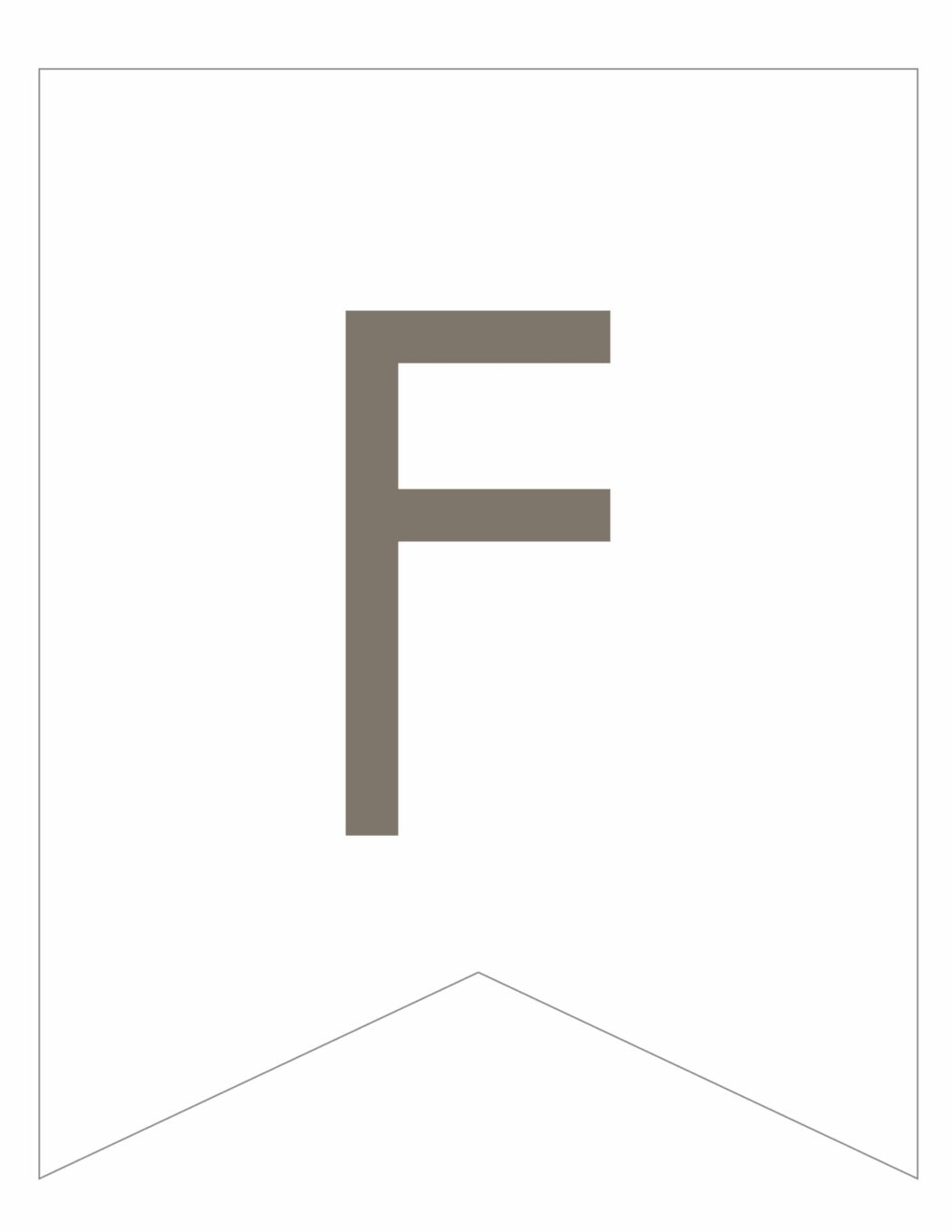 Free Printable Simple Banner Letters - World of Printables