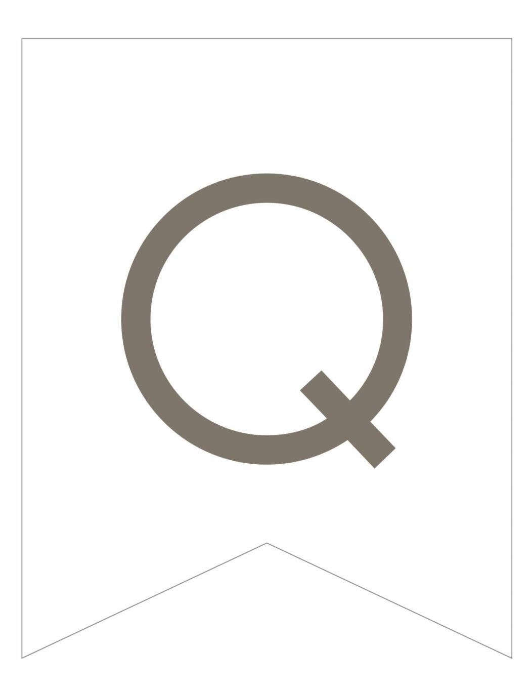 Free Printable Simple Banner Letters - World of Printables