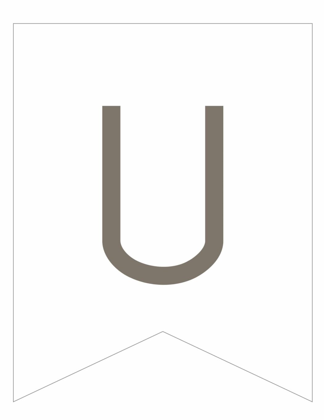 Free Printable Simple Banner Letters - World of Printables