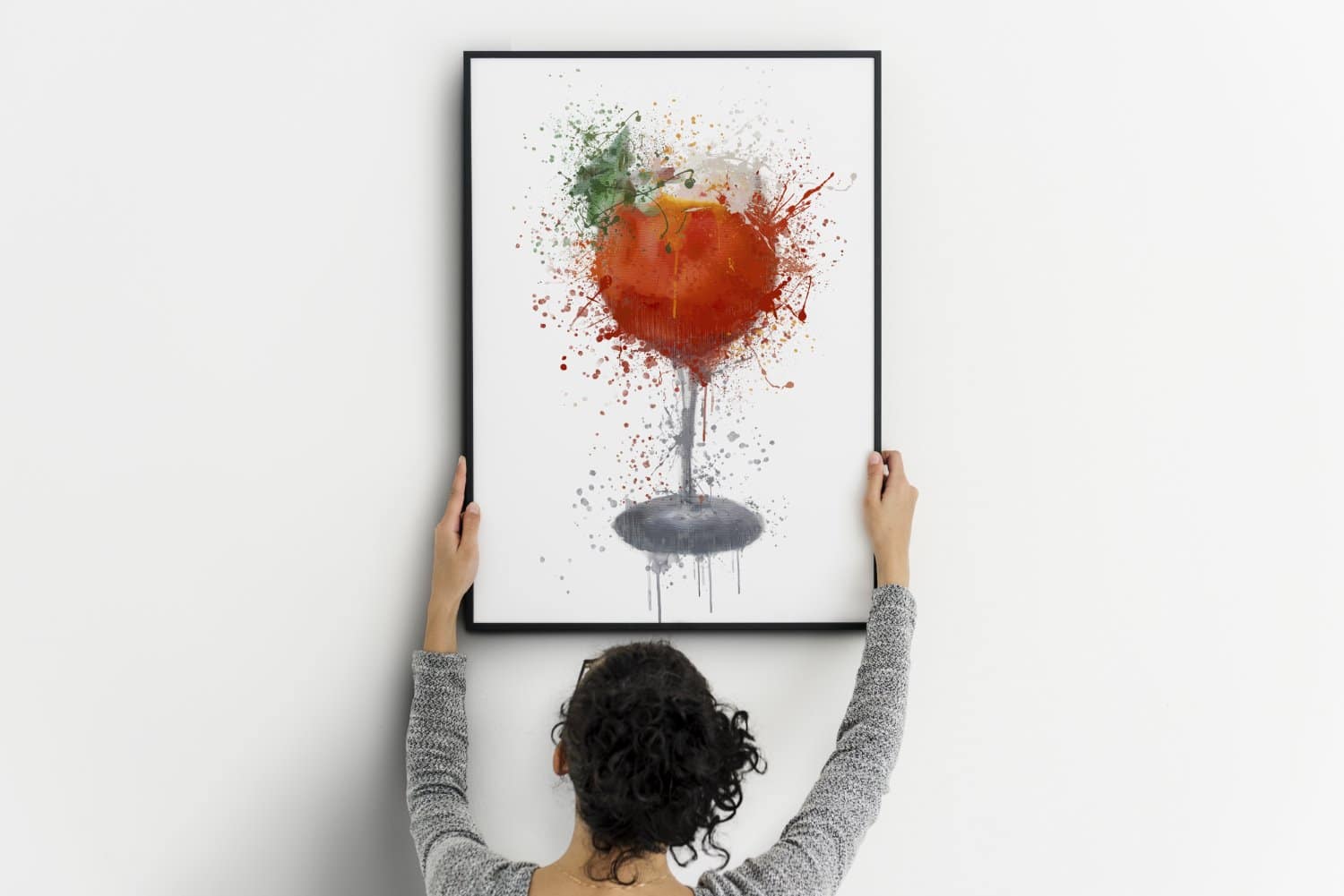 Free Printable Wall Art - Cocktail Abstract Splatter Printable Wall Art ...