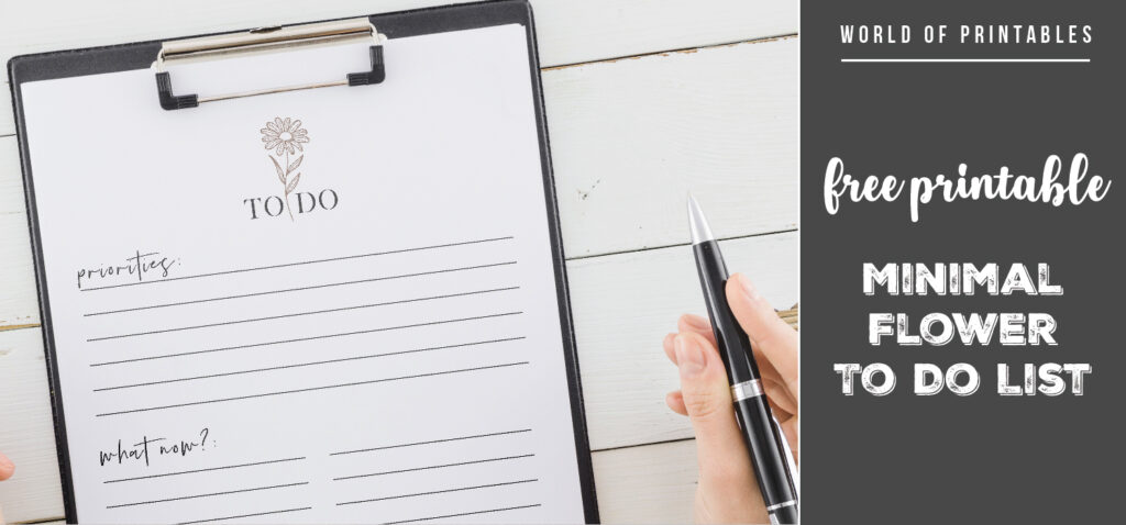 Free Printable Red Floral To-Do List - World of Printables