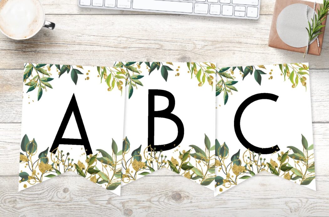 11 Beautiful Free Printable Floral Banners - World of Printables