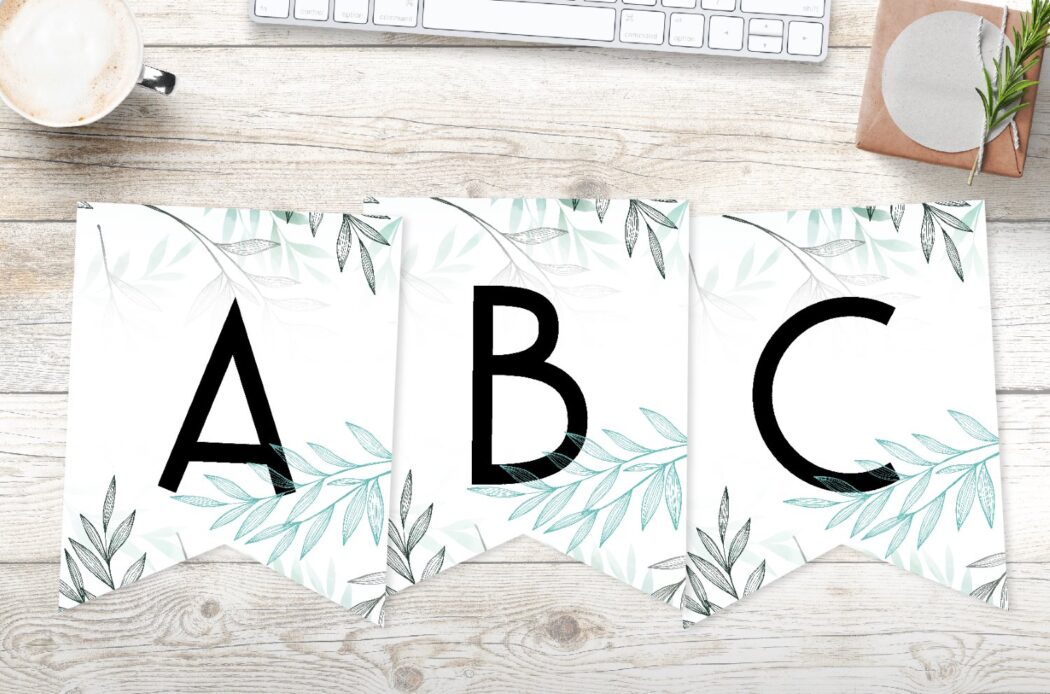 11 Beautiful Free Printable Floral Banners - World of Printables