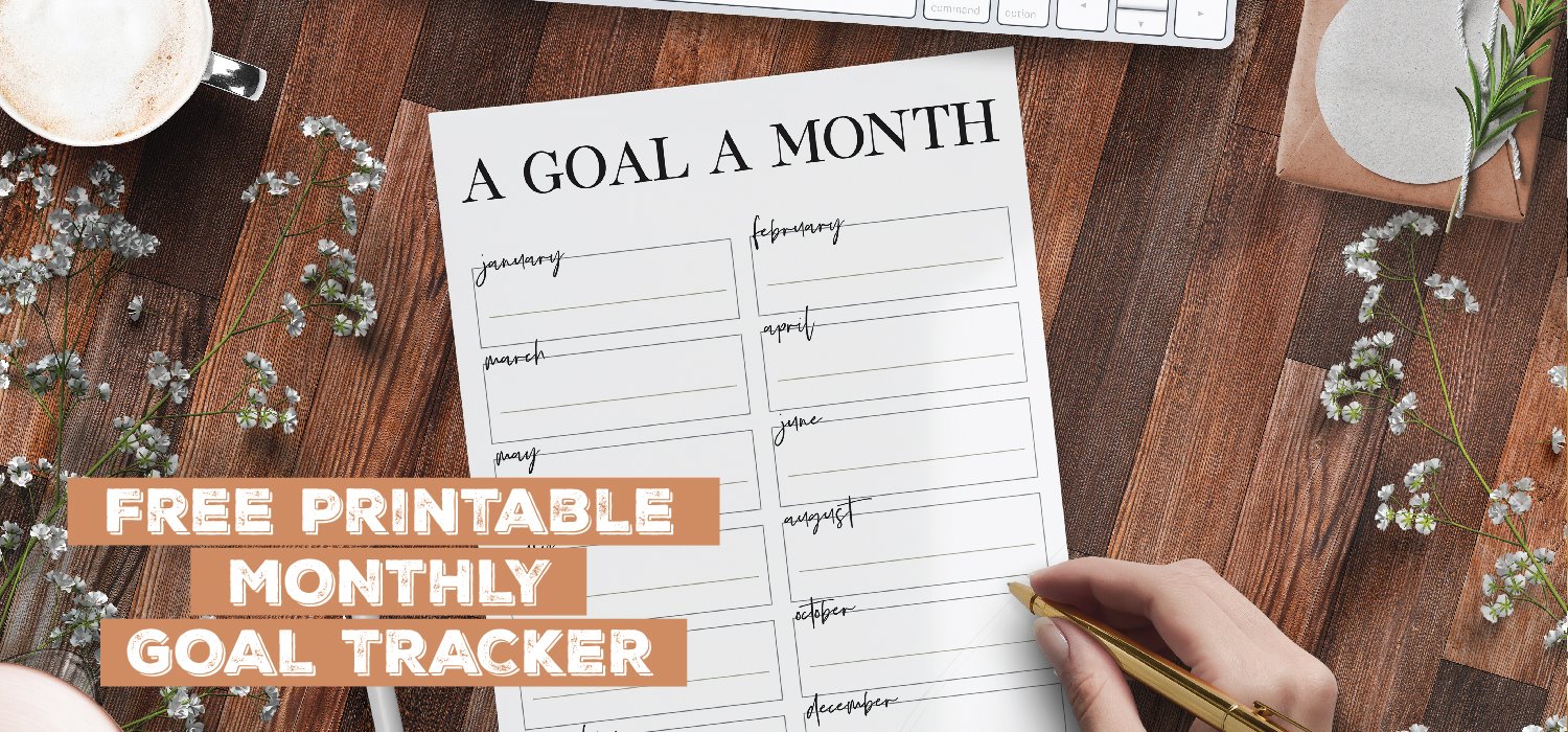 Free Monthly Goal Tracker Printable - World of Printables