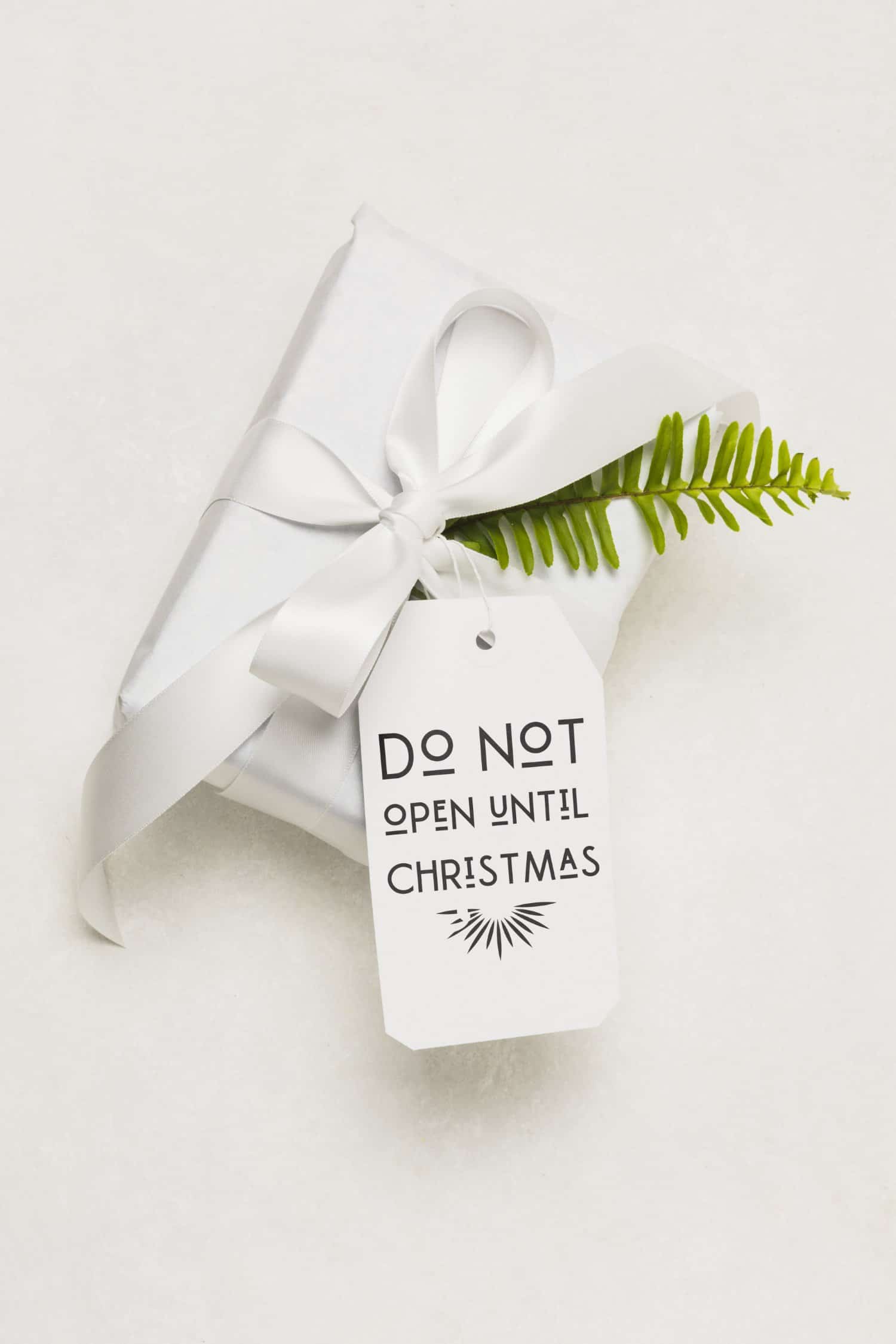 16 Free Printable Minimalist Christmas Gift Tags - World of Printables