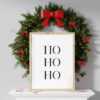 Free Classy and Beautiful Ho Ho Ho Festive Wall Art Print - World of ...
