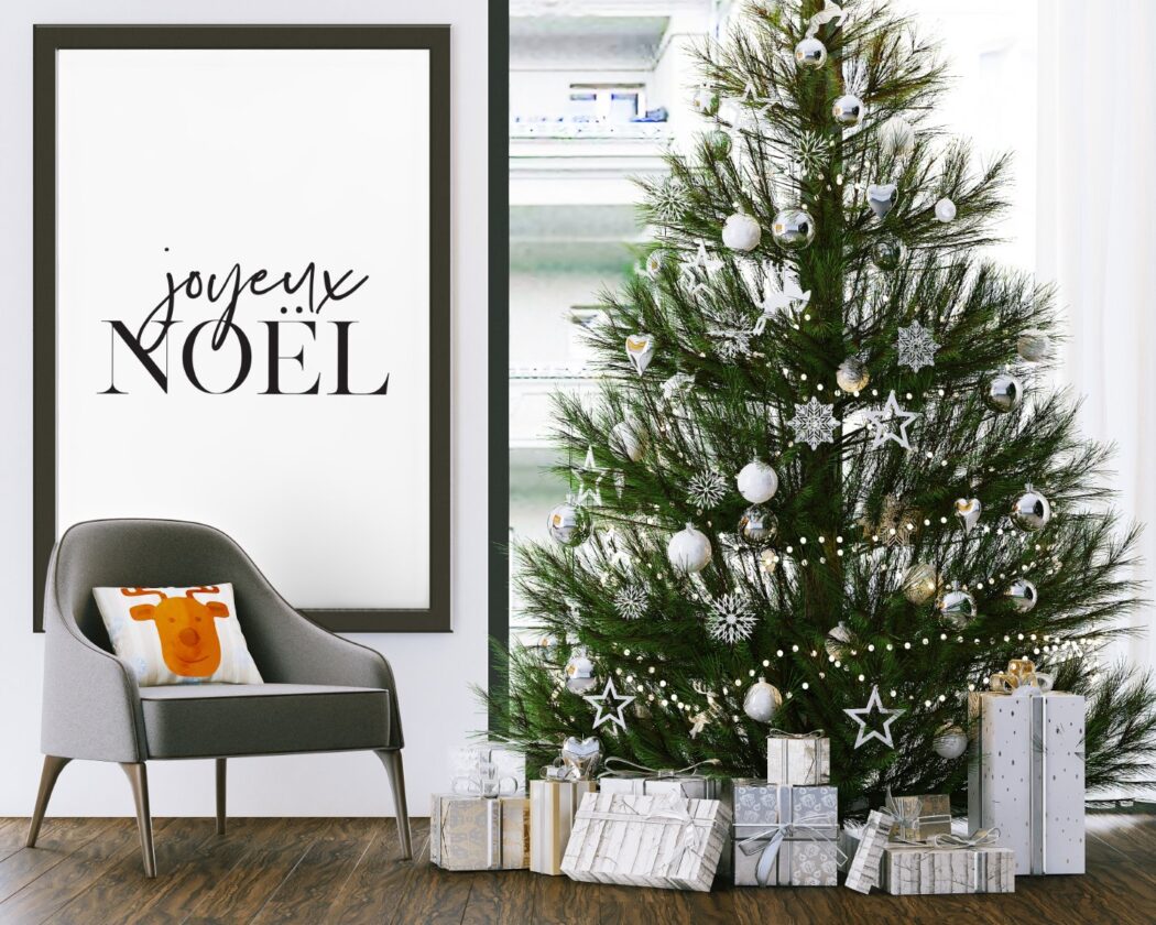 Beautiful Free Joyeux Noel Christmas Wall Art Print - World of Printables