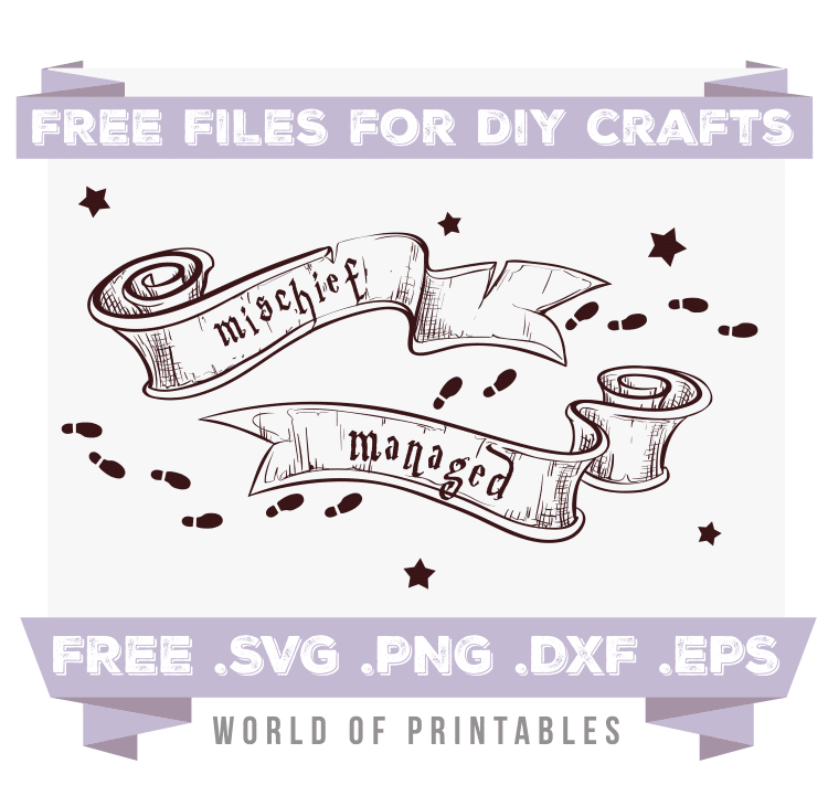 Mischief Managed Scrolls Free SVG Files - World of Printables