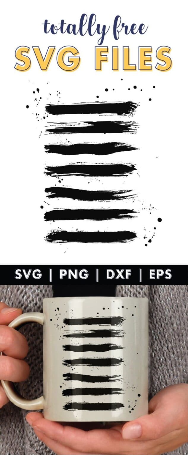 Brush Strokes Free Svg Files Svg Png Dxf Eps