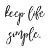 Keep Life Simple Free SVG Files | SVG, PNG, DXF, EPS