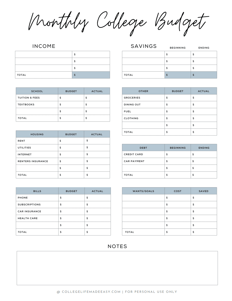 12 Free Budget Templates That ll Help You Save Without Stress 12 Free Budget Templates That ll Help You Save Without Stress