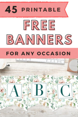 45 Amazing Free Printable Banner Templates For Every Occasion