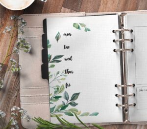 Free Floral Weekly Planner Pages - Bullet Journal Inspiration