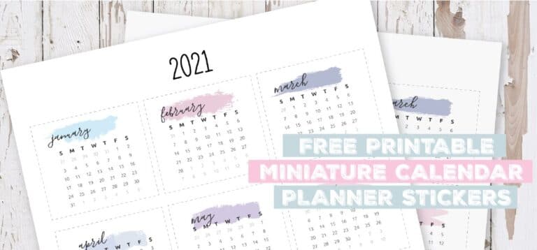 Free Printable Bible Planner Stickers - World of Printables