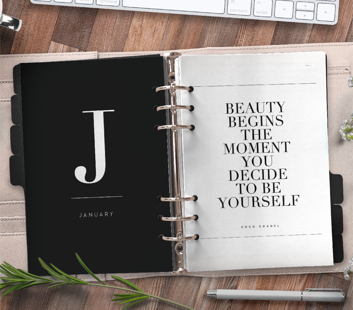Free Monthly Calendar Planner Divider Pages - Free Printable Planner