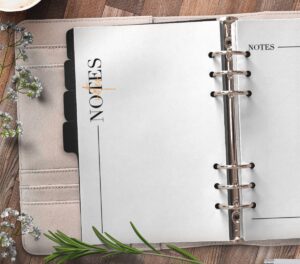 Free Notes Page Inserts For Planners - Planner & Bullet Journal Printables