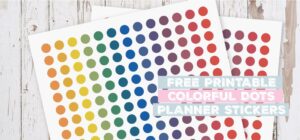 Circle Planner Stickers | Free Printable & Digital Stickers - World of ...