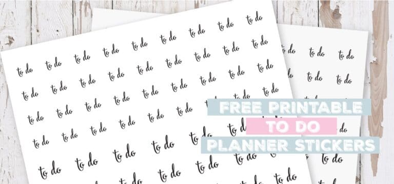Free Printable Bible Planner Stickers - World of Printables