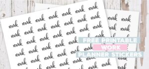 Free Printable Work Planner Stickers - World of Printables