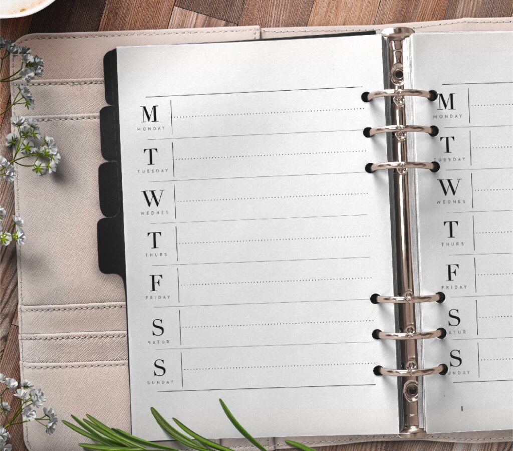 Calendars & Planners Paper Paper & Party Supplies Lined Planner Refill ...