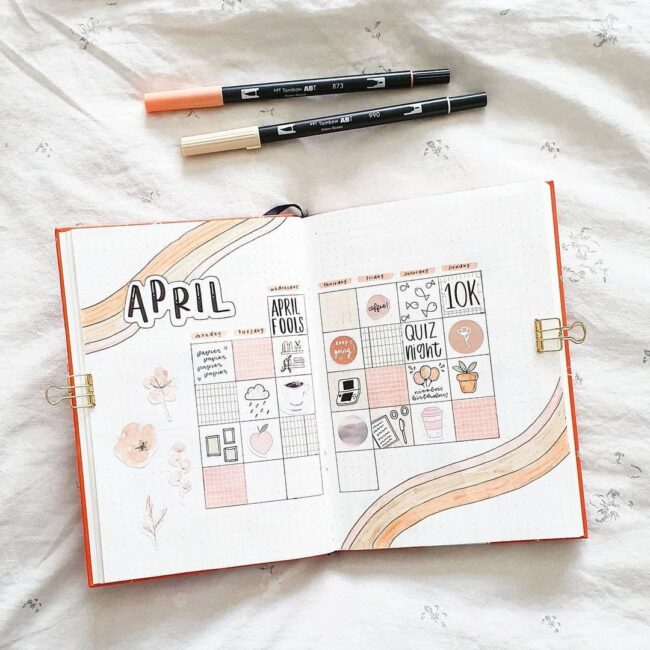 27 April Bullet Journal Ideas Worth Checking Out + Free Printables