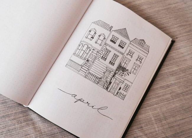 50 Best April Bullet Journal Covers To Try + Free Printables