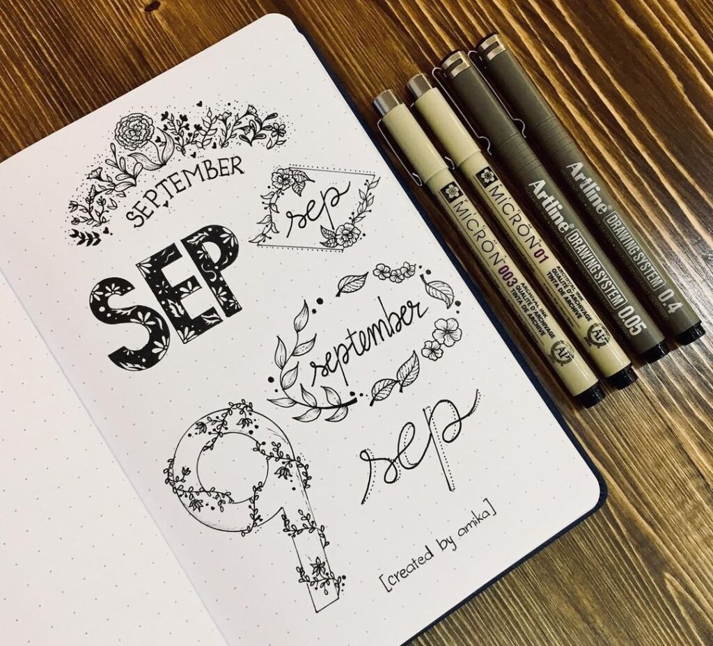 20 Easy Bullet Journal Header Ideas You Can Copy