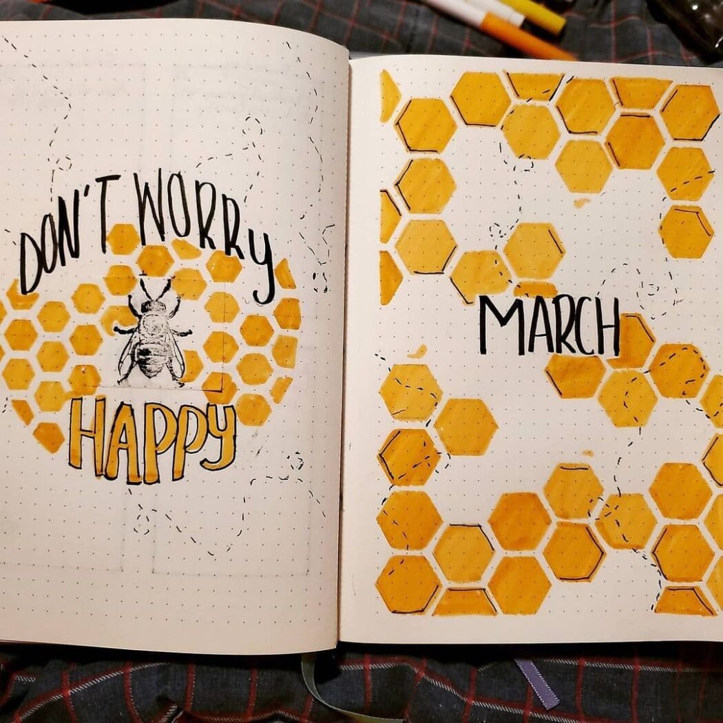 50+ Best March Bullet Journal Spread Ideas