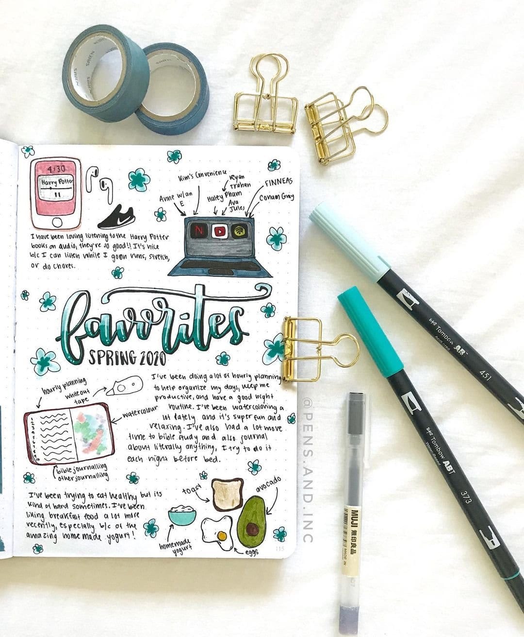 40+ Cute Bullet Journal Ideas For Inspiration - Plus Free Printables