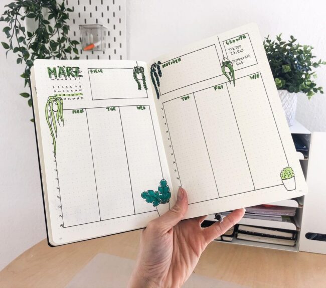 50+ Best March Bullet Journal Spread Ideas