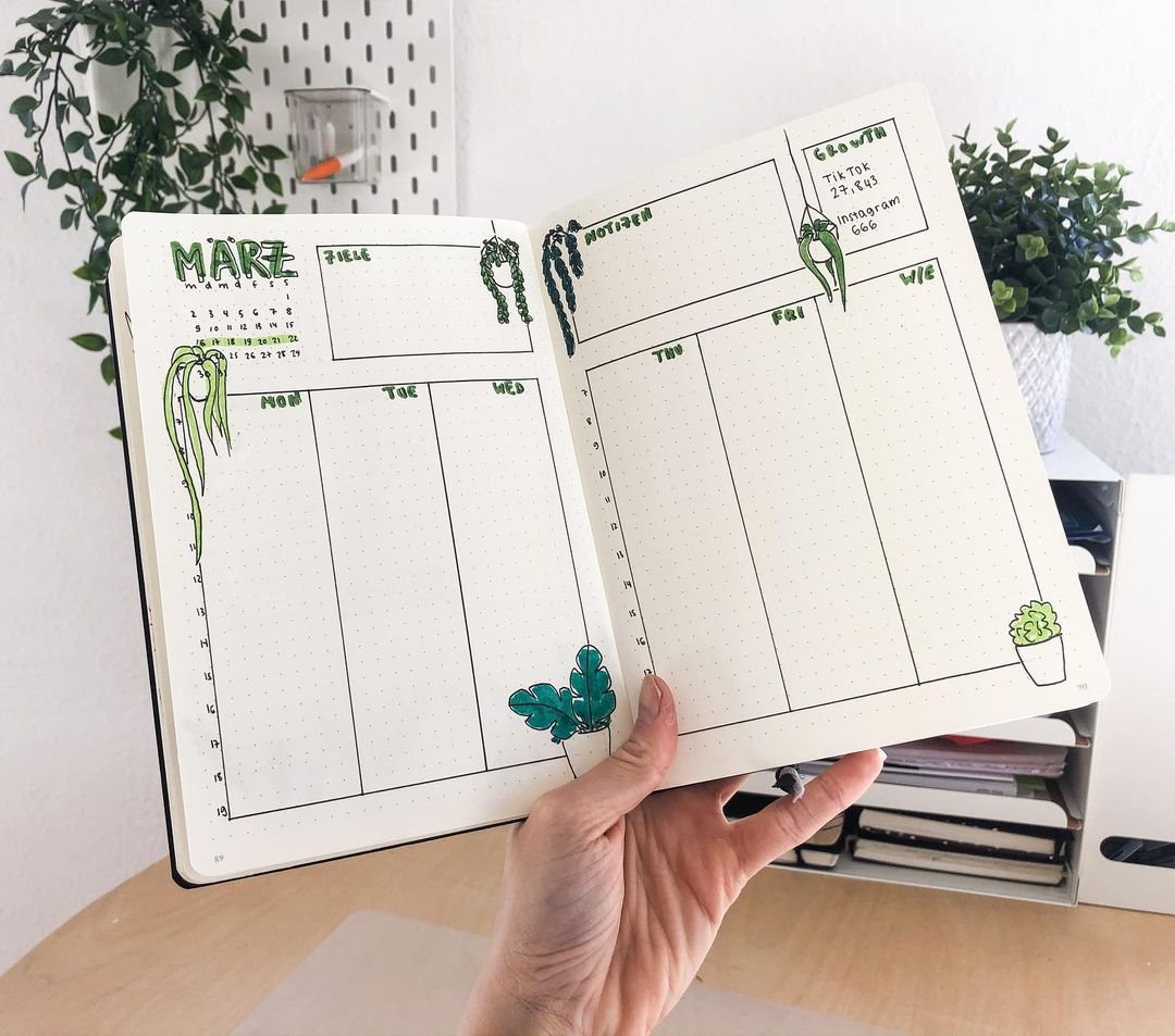 50+ Best March Bullet Journal Spread Ideas