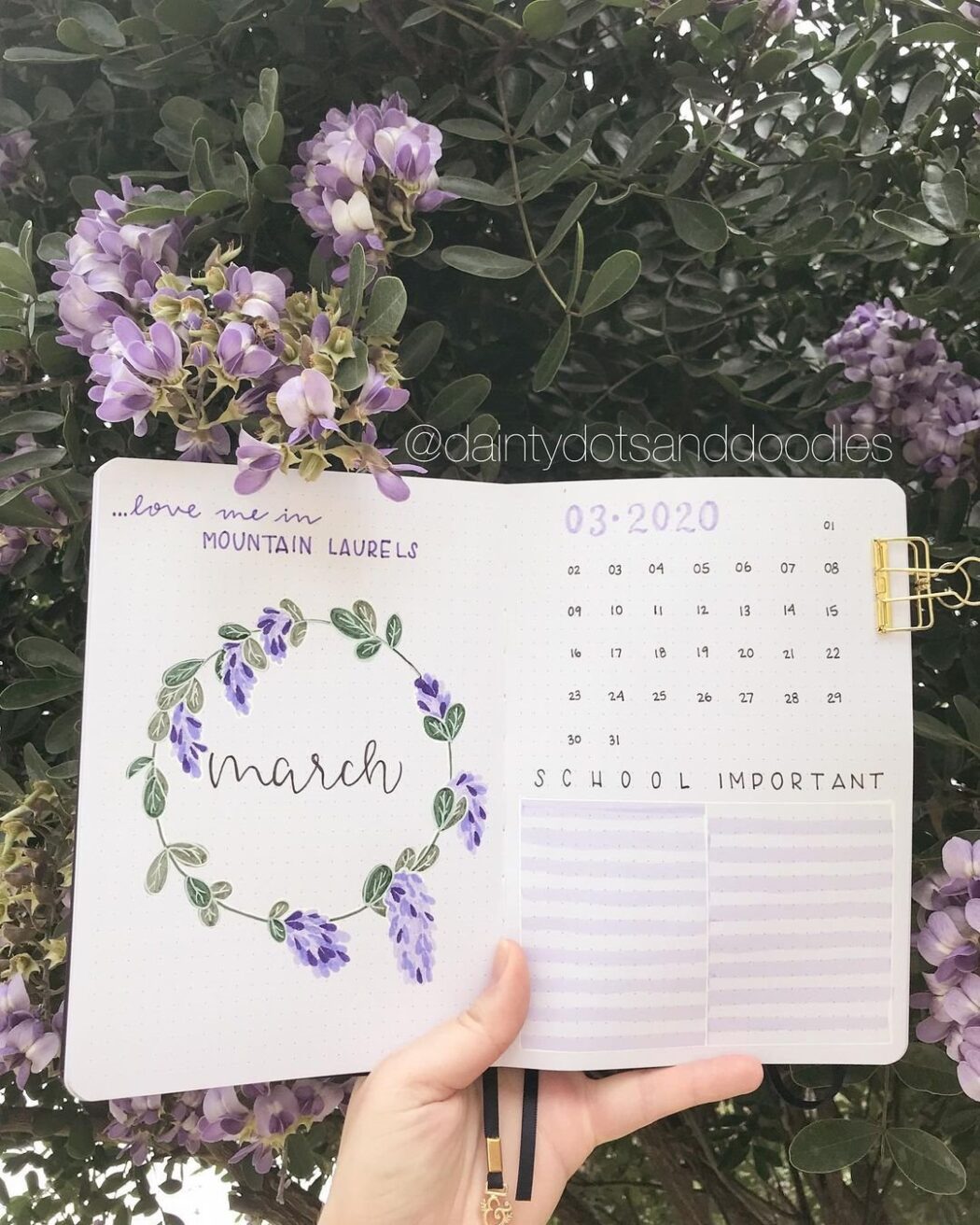 50+ Best March Bullet Journal Spread Ideas