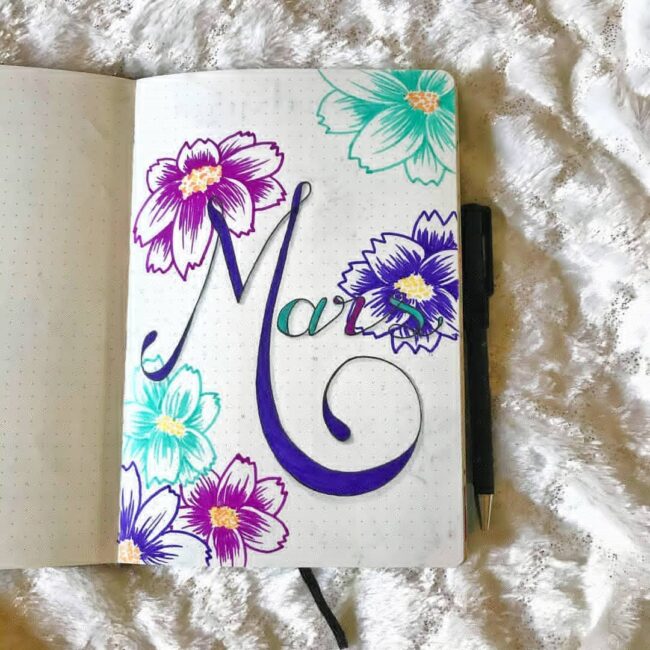 40 Best March Monthly Cover Ideas For Bullet Journals