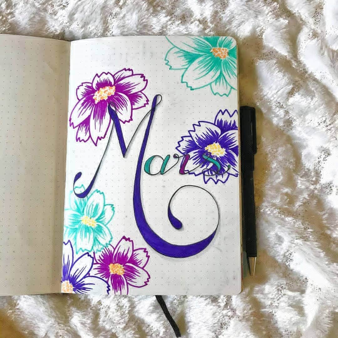 40 Best March Monthly Cover Ideas For Bullet Journals