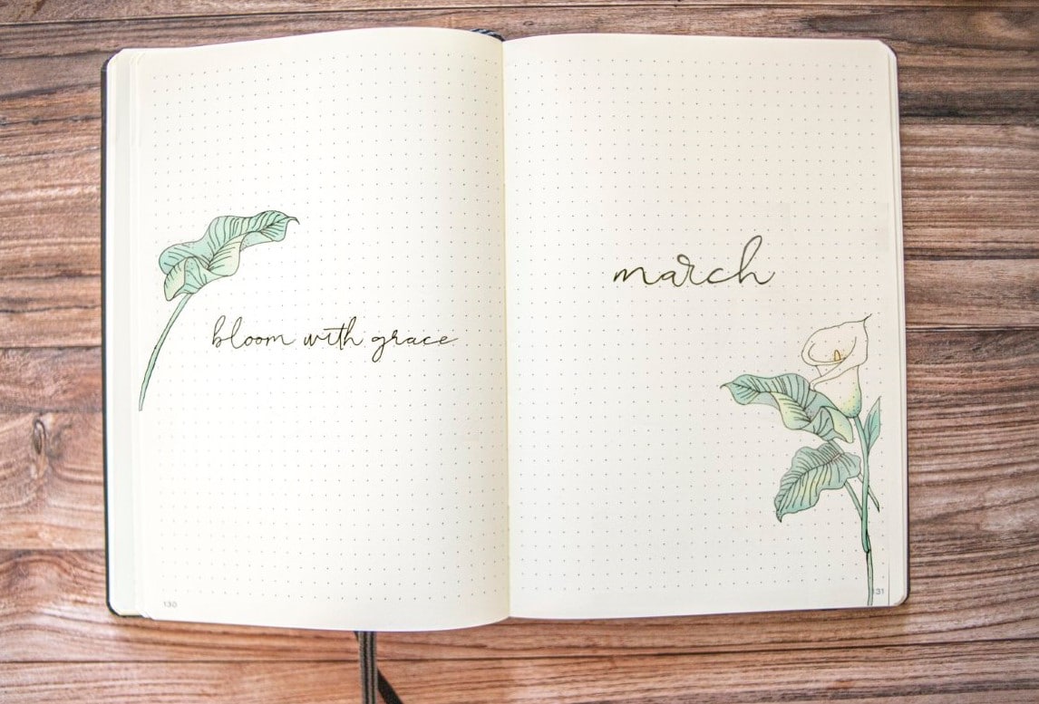 50+ Best March Bullet Journal Spread Ideas
