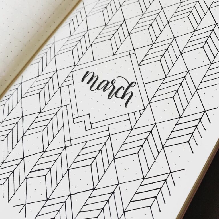 40 Best March Monthly Cover Ideas For Bullet Journals