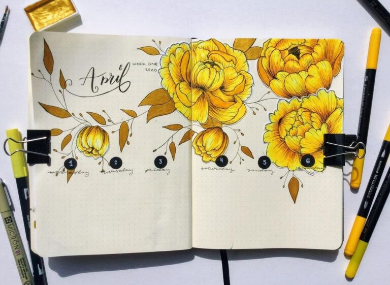 27 April Bullet Journal Ideas Worth Checking Out + Free Printables