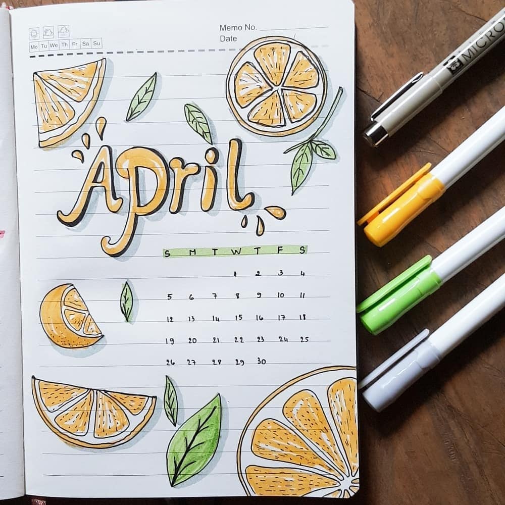 50 Best April Bullet Journal Covers To Try + Free Printables