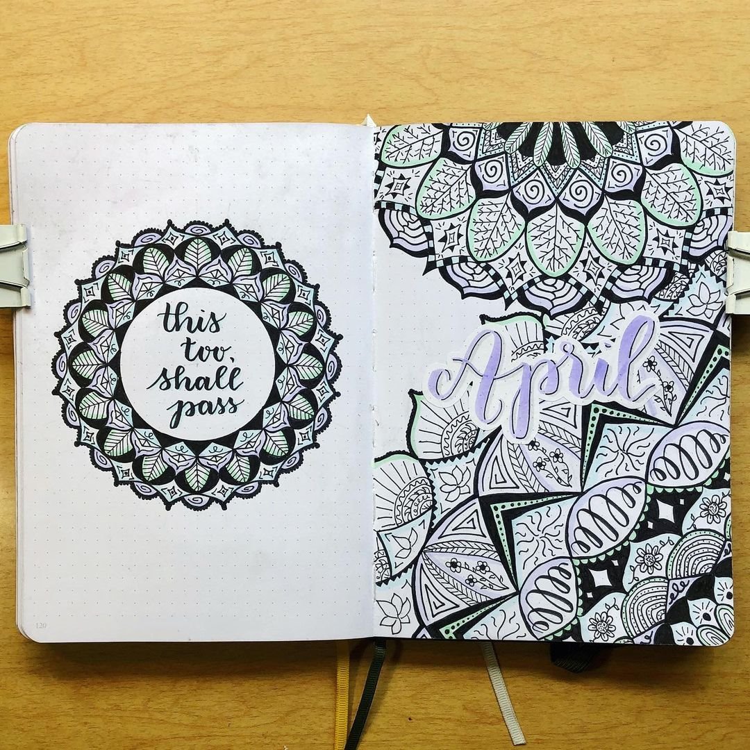 50 Best April Bullet Journal Covers To Try + Free Printables