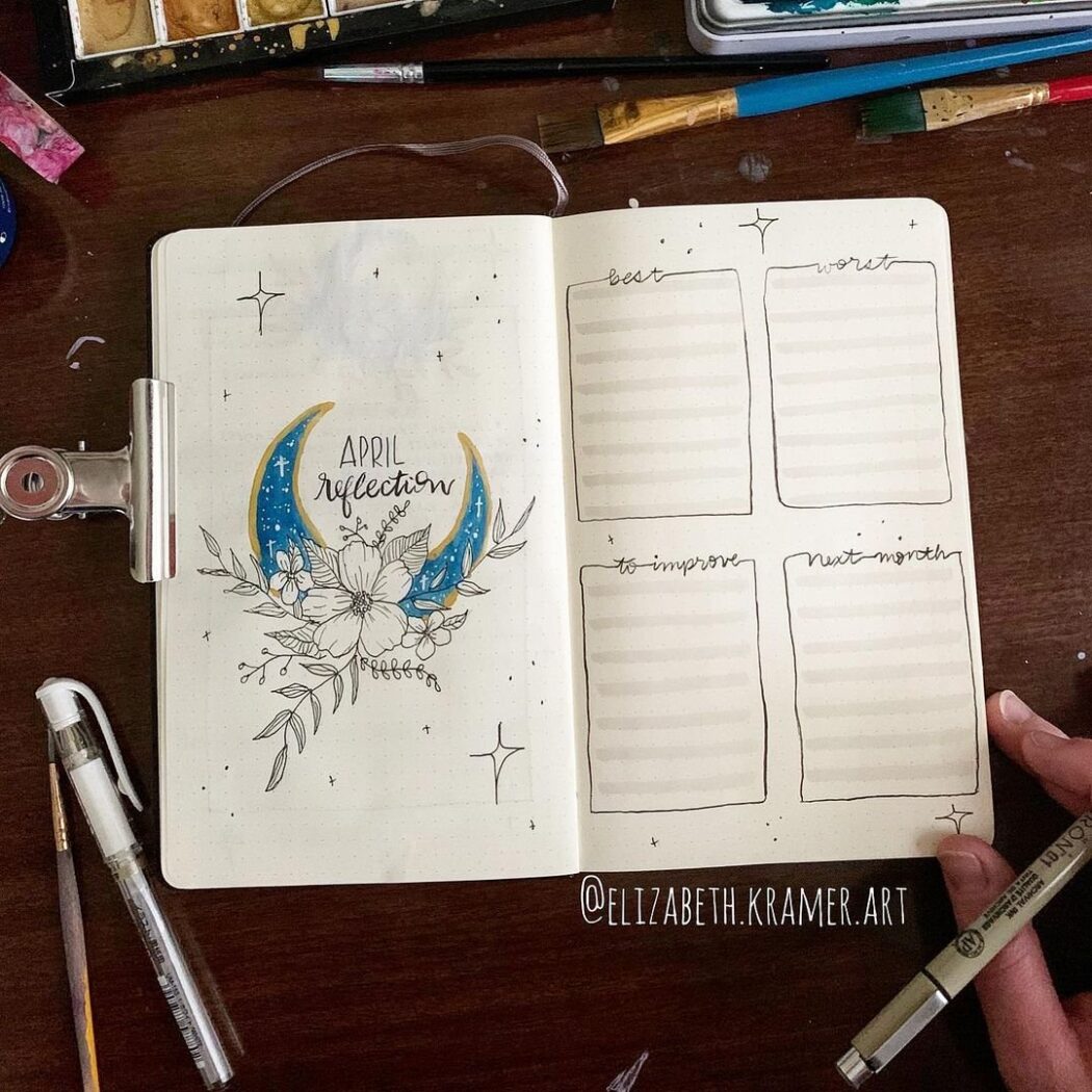 27 April Bullet Journal Ideas Worth Checking Out + Free Printables